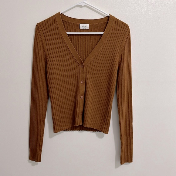 Wilfred | Sweaters | Aritzia Wilfred Chestnut Manila Merino Wool Blend ...